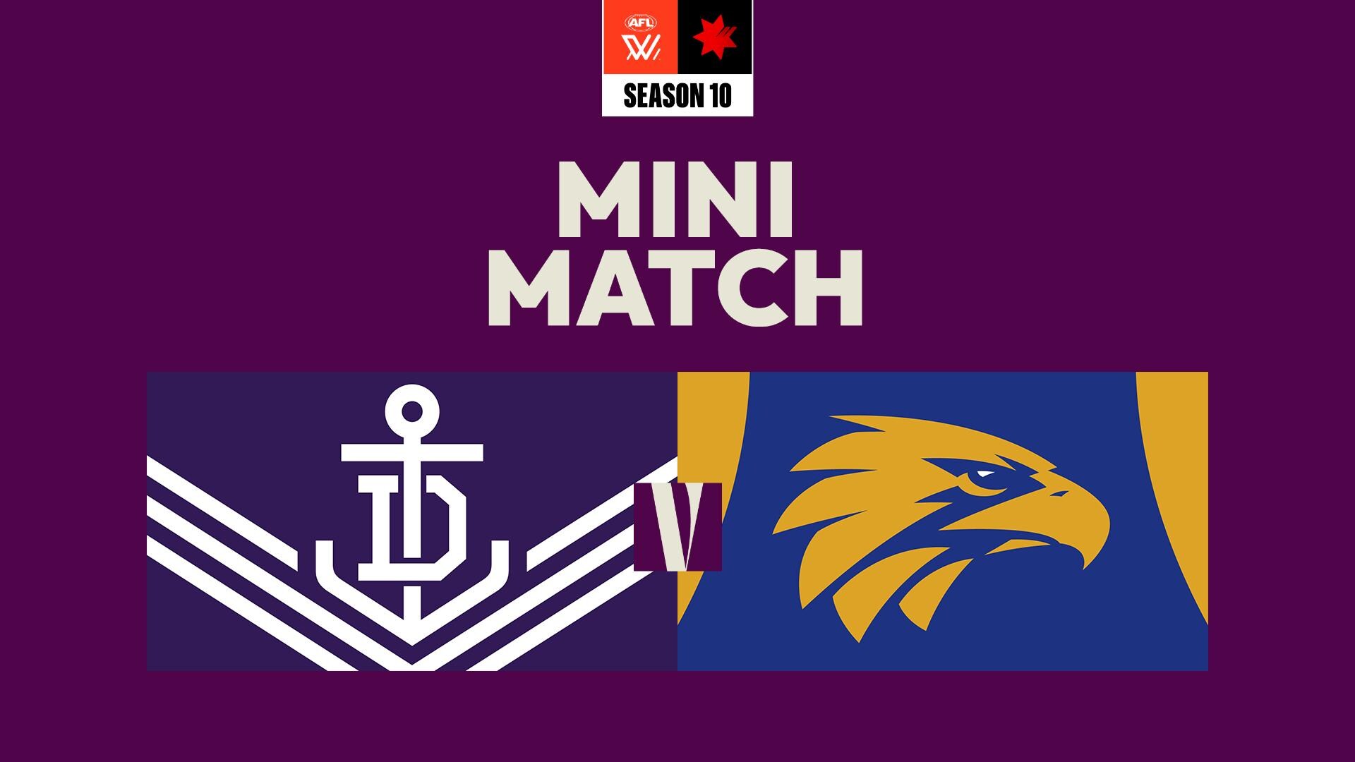 AFLW Mini-Match: Fremantle v West Coast
