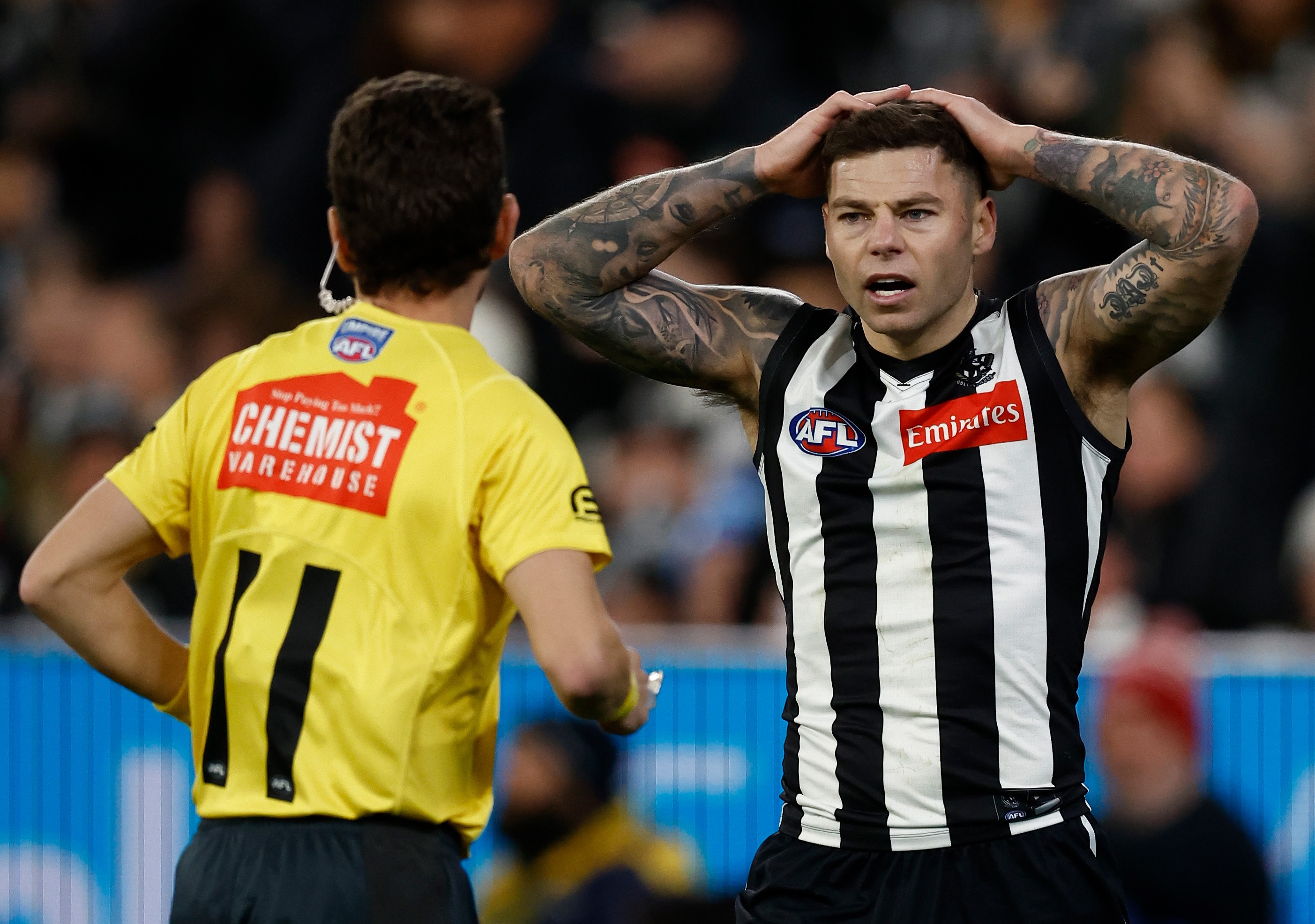 'A lot of grey area': Pies gun relives contentious prelim call