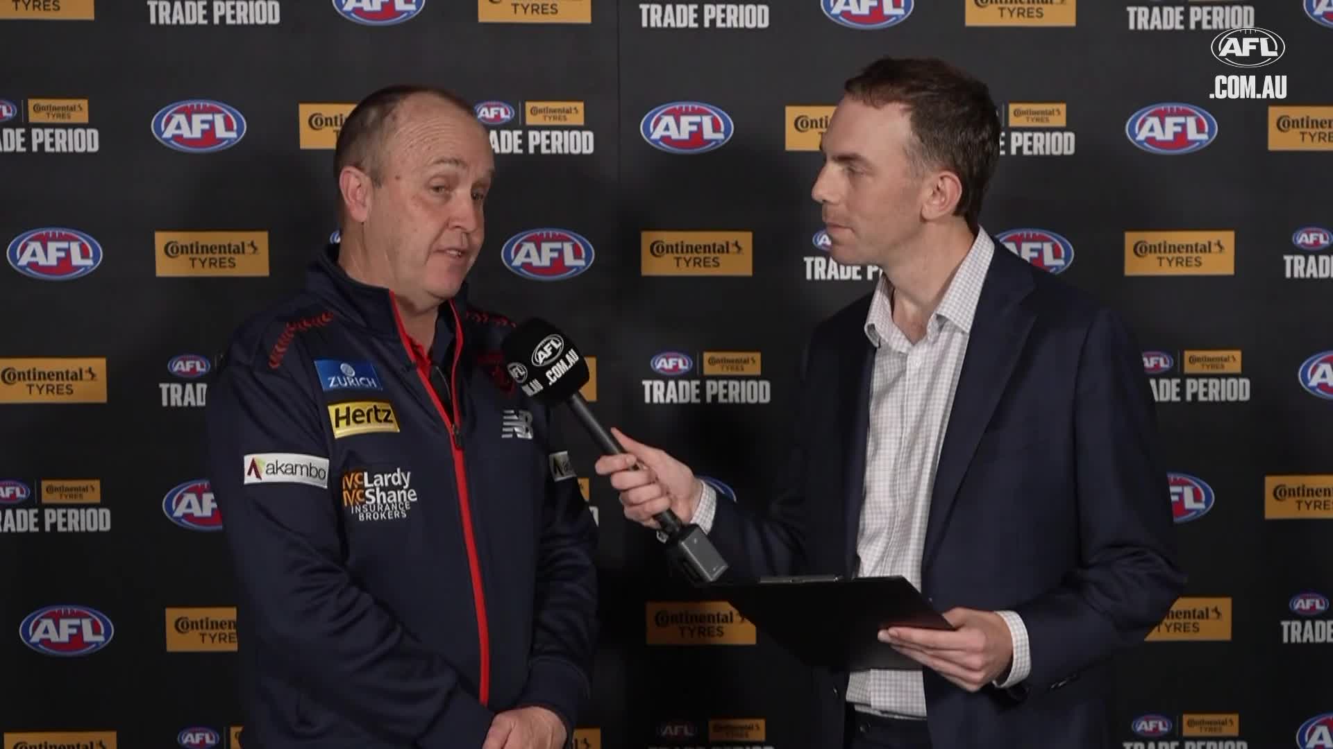 Tim Lamb on superstar trades, Gawn replacement