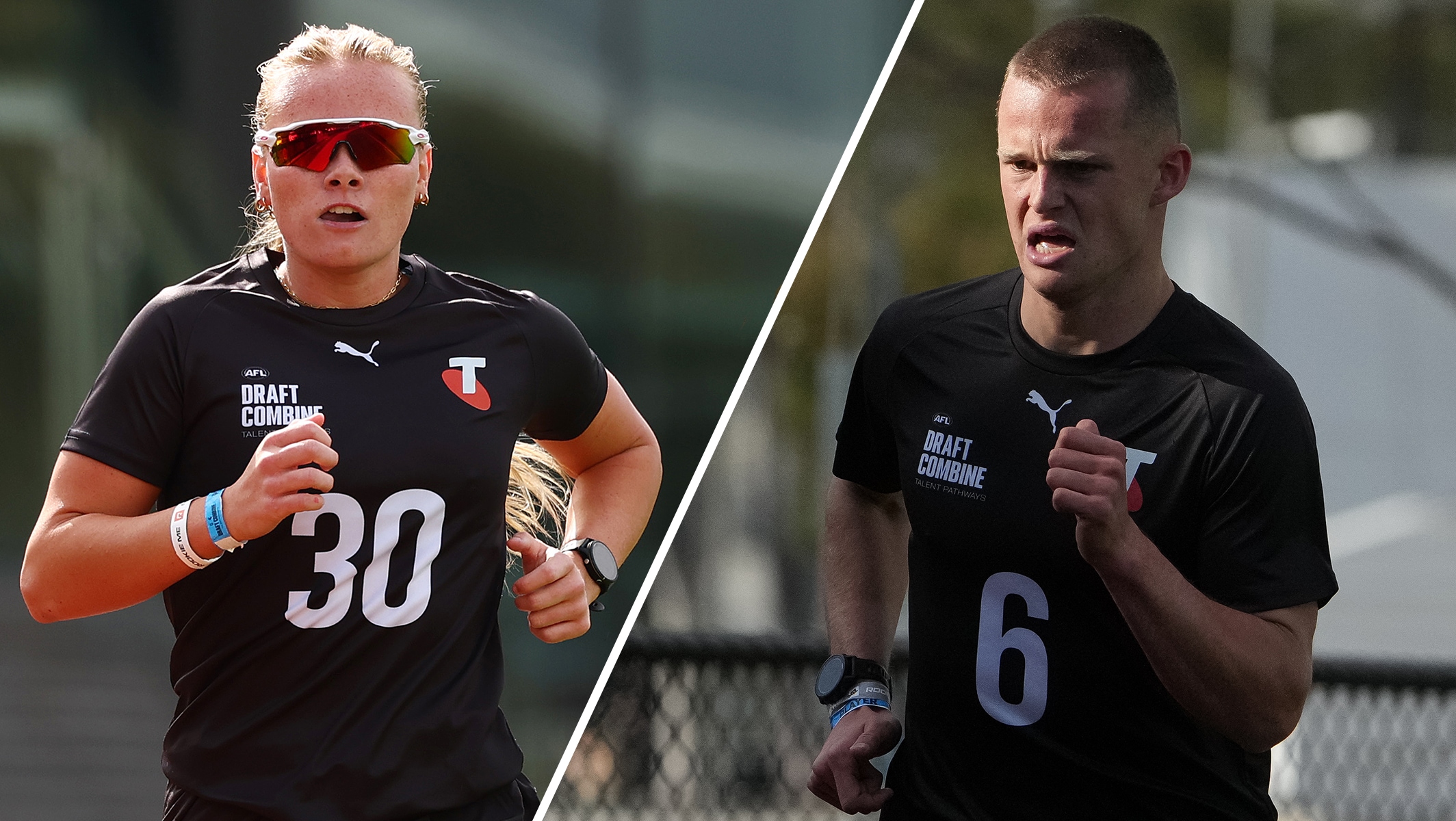 2025 Telstra AFL/W Draft Combine testing results