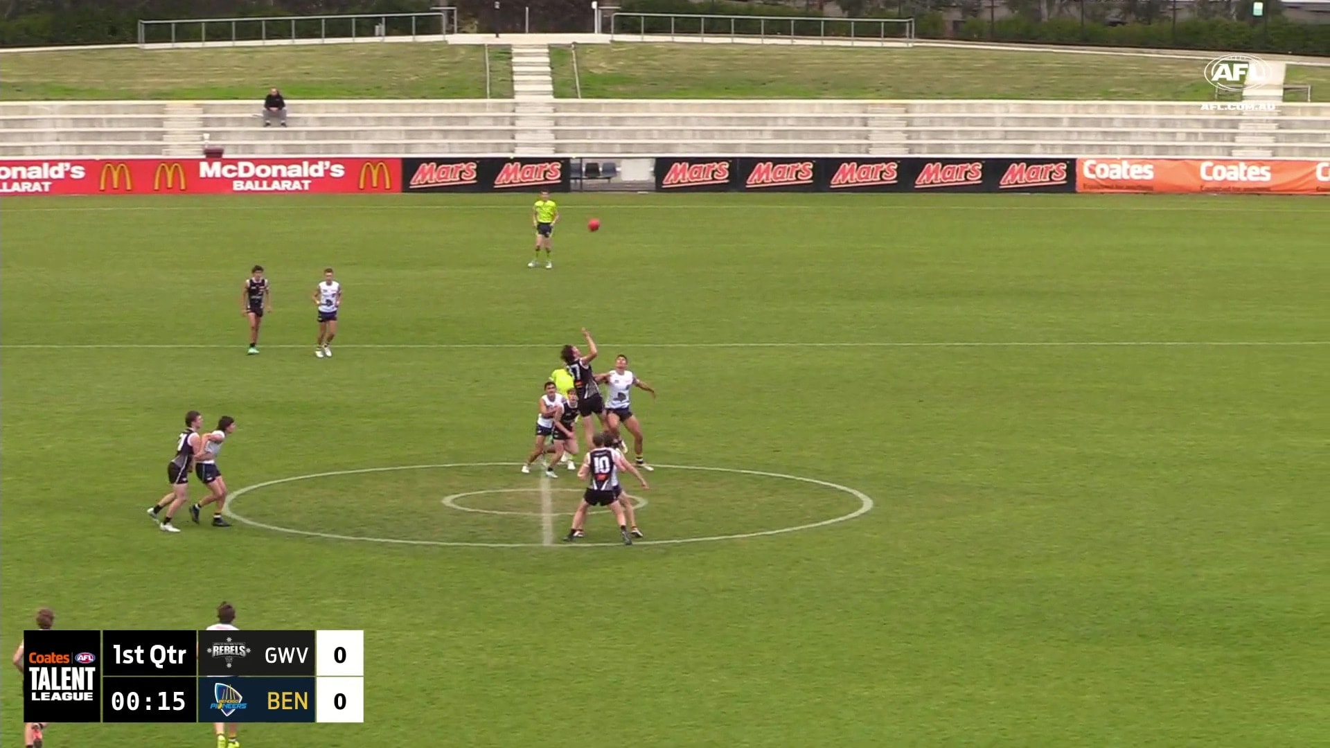 Coates League Boys Match Replay: GWV Rebels v Bendigo Pioneers