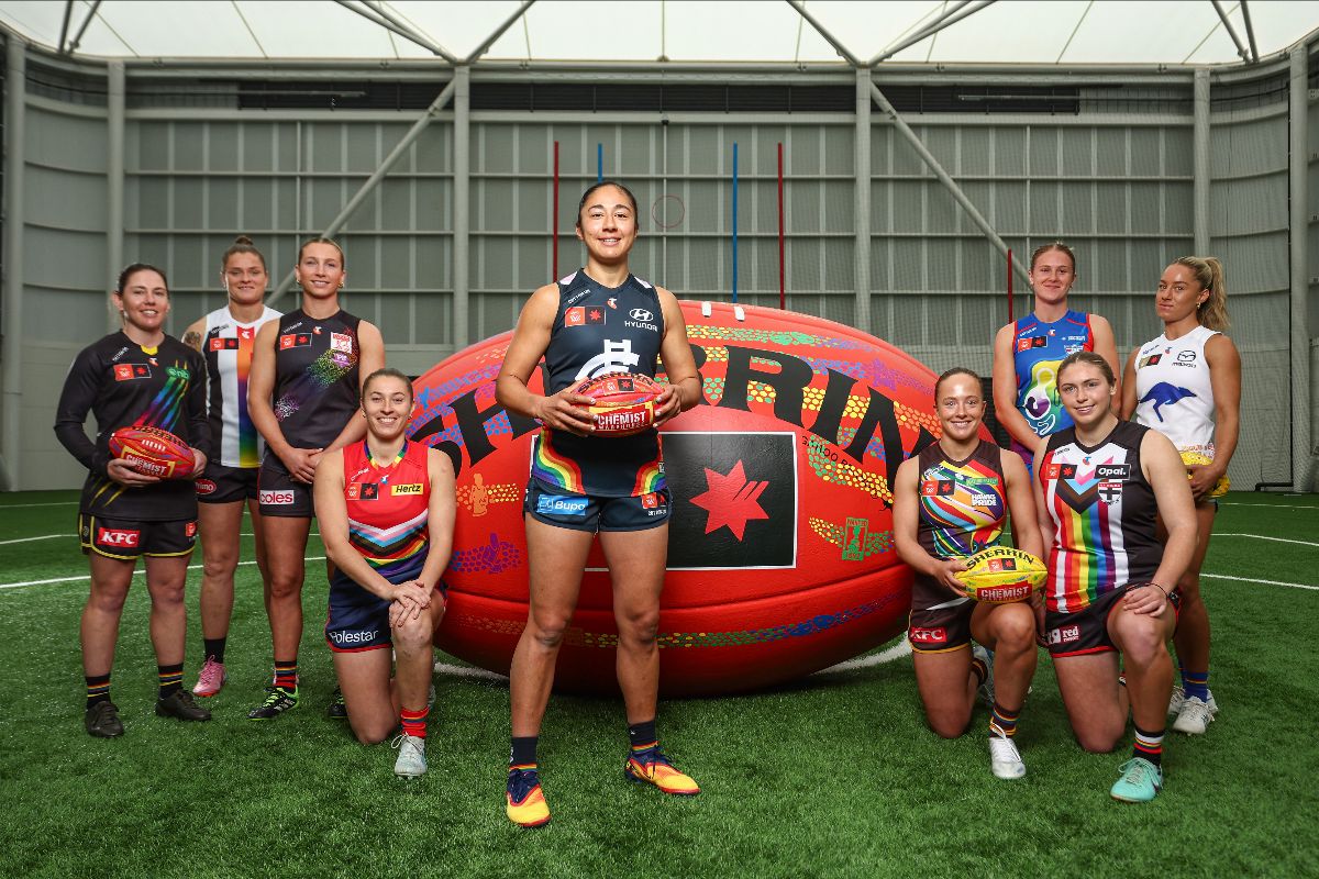 See you be you, at the W – AFLW Pride Round kicks off this weekend!
