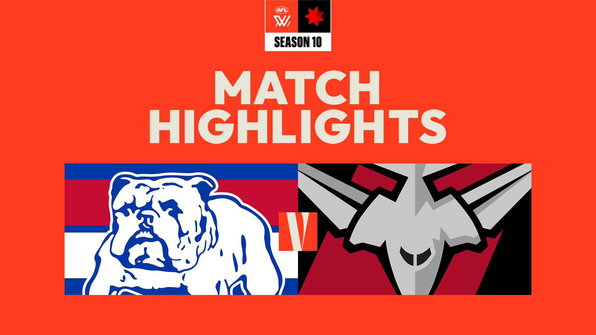 AFLW Highlights: Western Bulldogs v Essendon