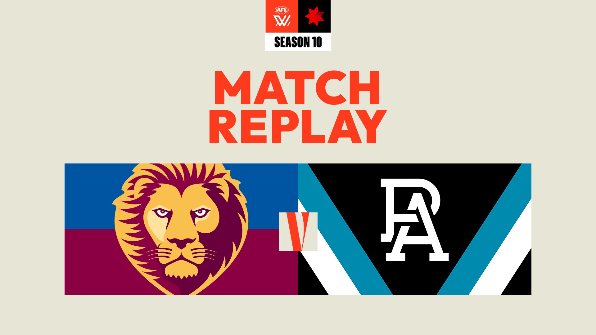 AFLW Match Replay: Port Adelaide v Brisbane