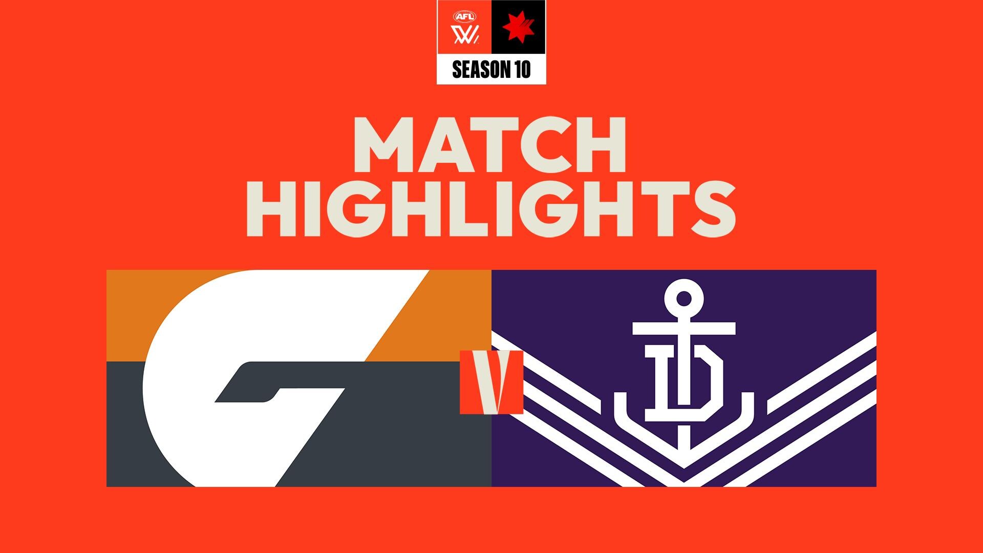 AFLW Highlights: GWS v Fremantle