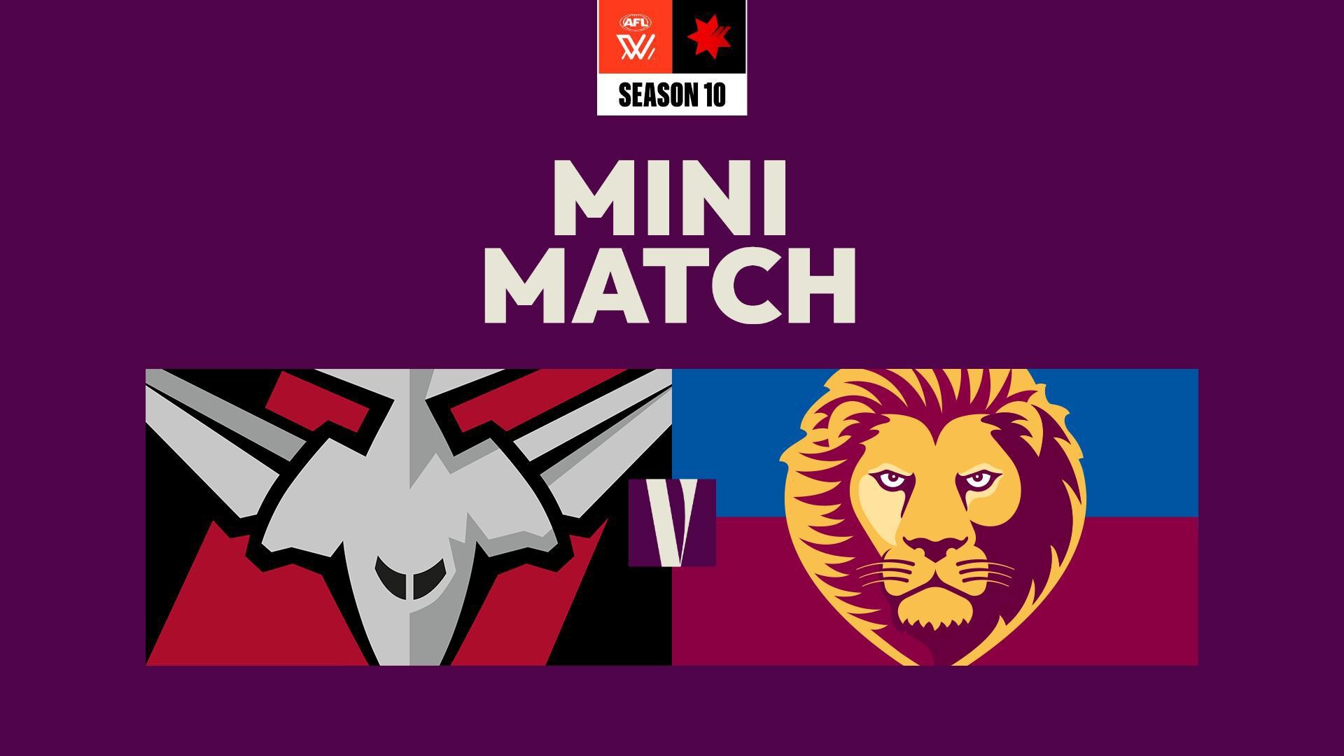 AFLW Mini-Match: Essendon v Brisbane