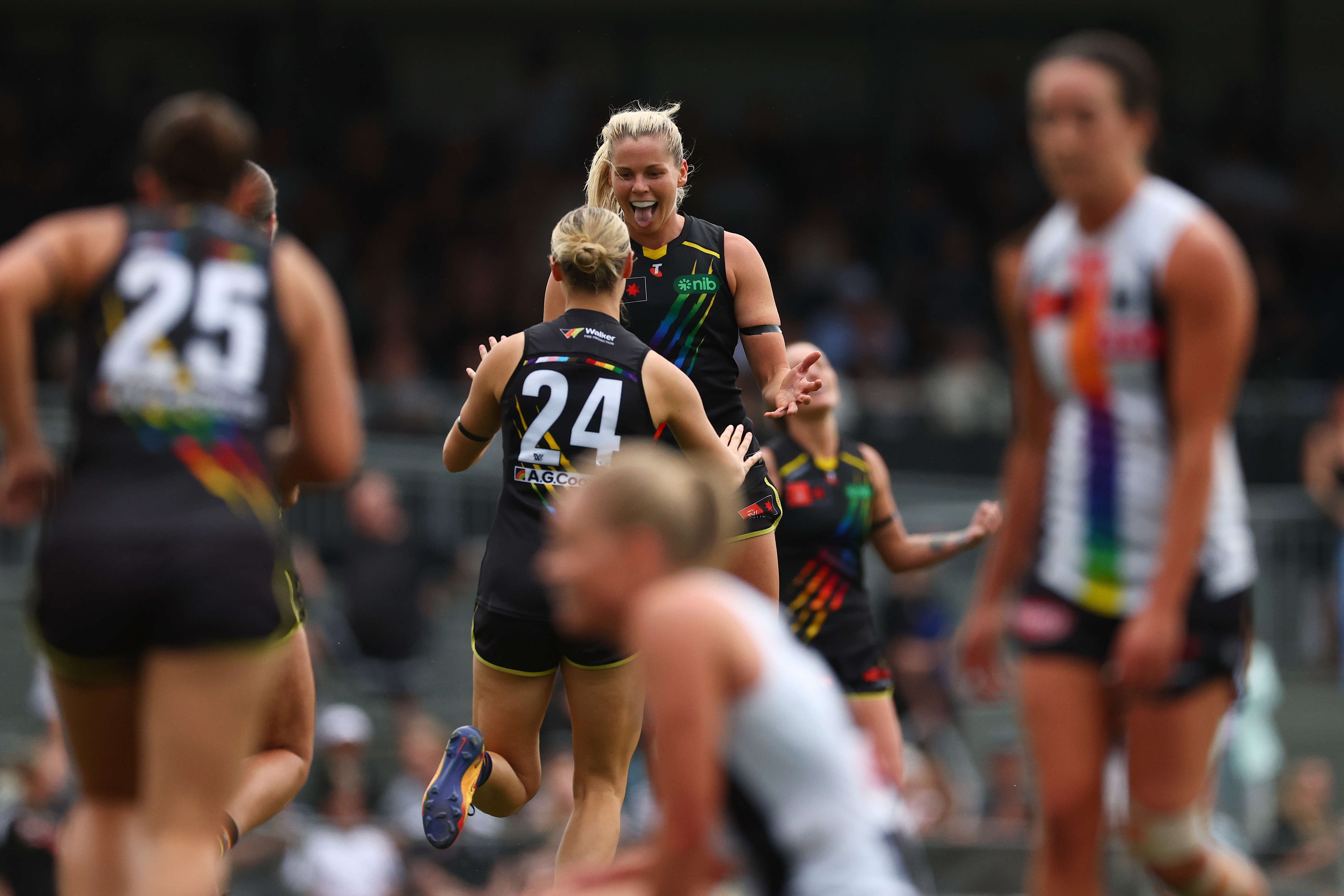 Tigers tough it out to down Pies, clinch second win