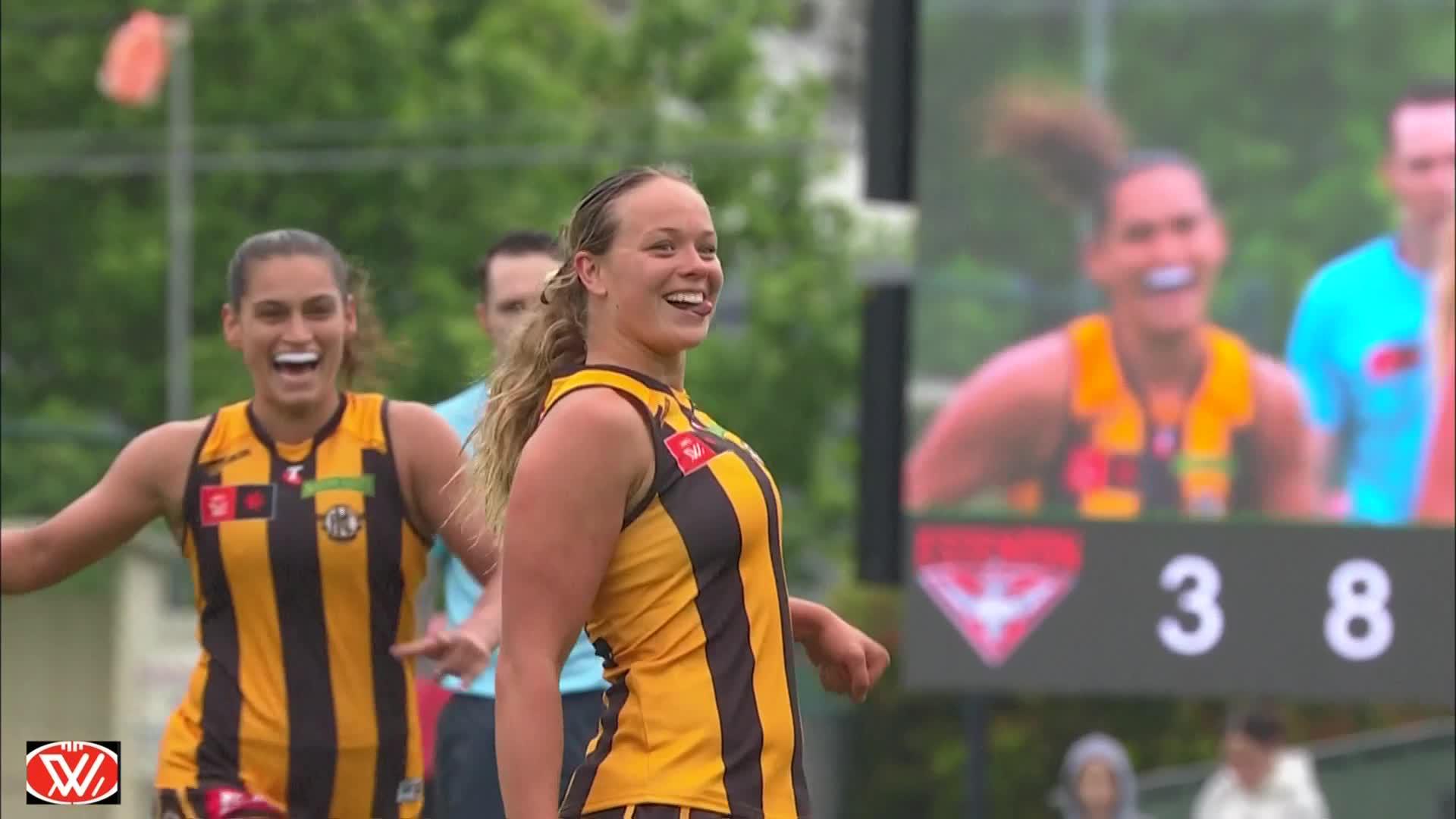 Hawk breaks into a fun dance as teammates love it