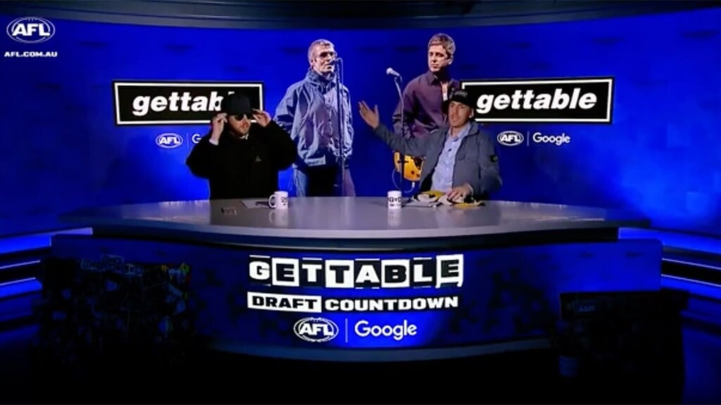 Cal and Riley get their Oasis on with their annual draft song