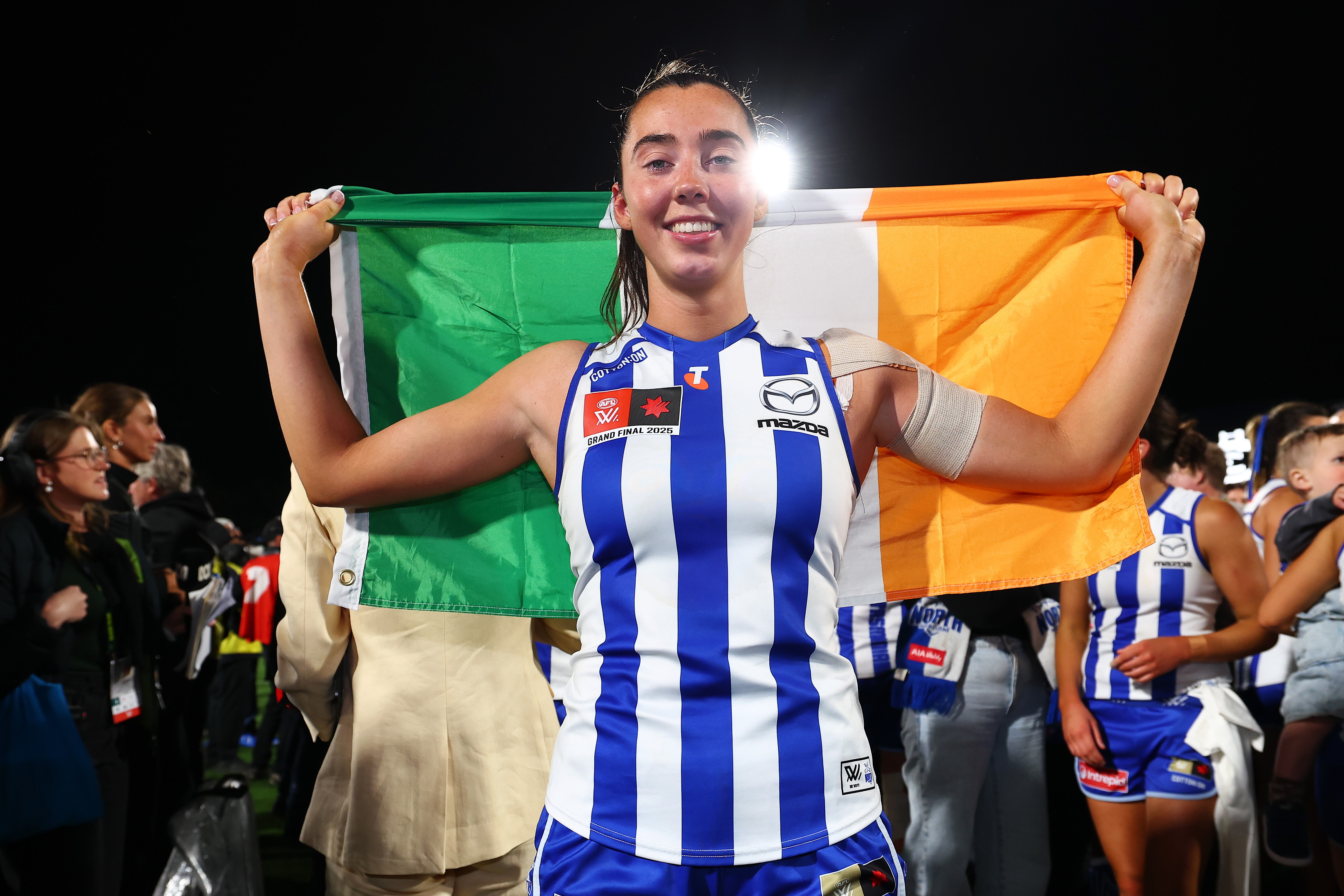 Roos' Irish gun caps incredible season of firsts with flag