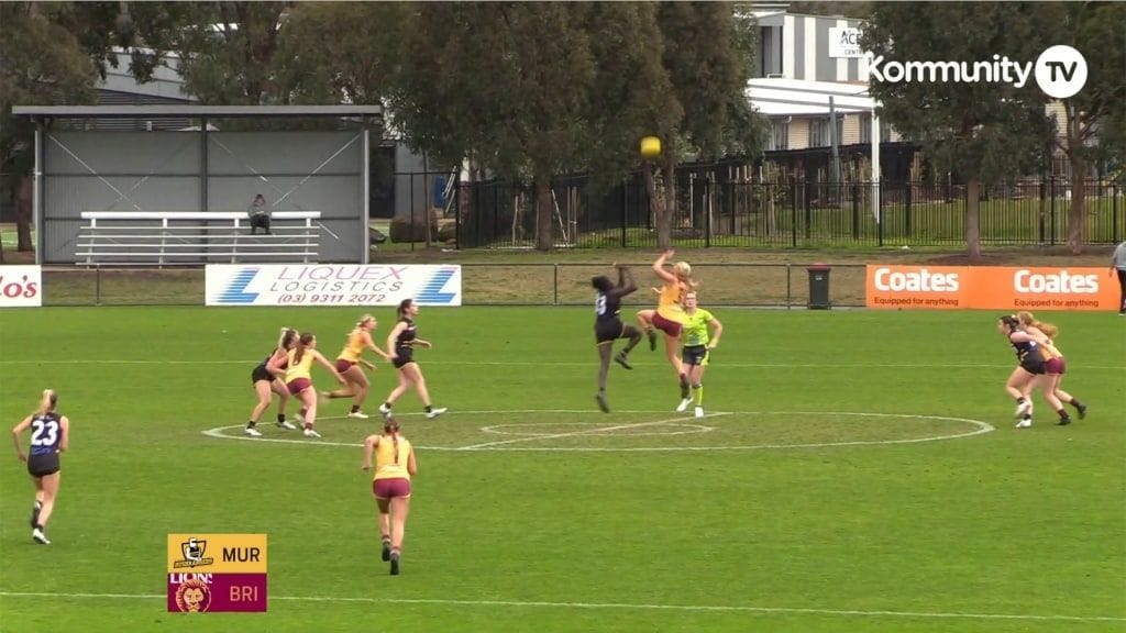Coates League Girls Match Replay: Murray Bushrangers v Brisbane Lions