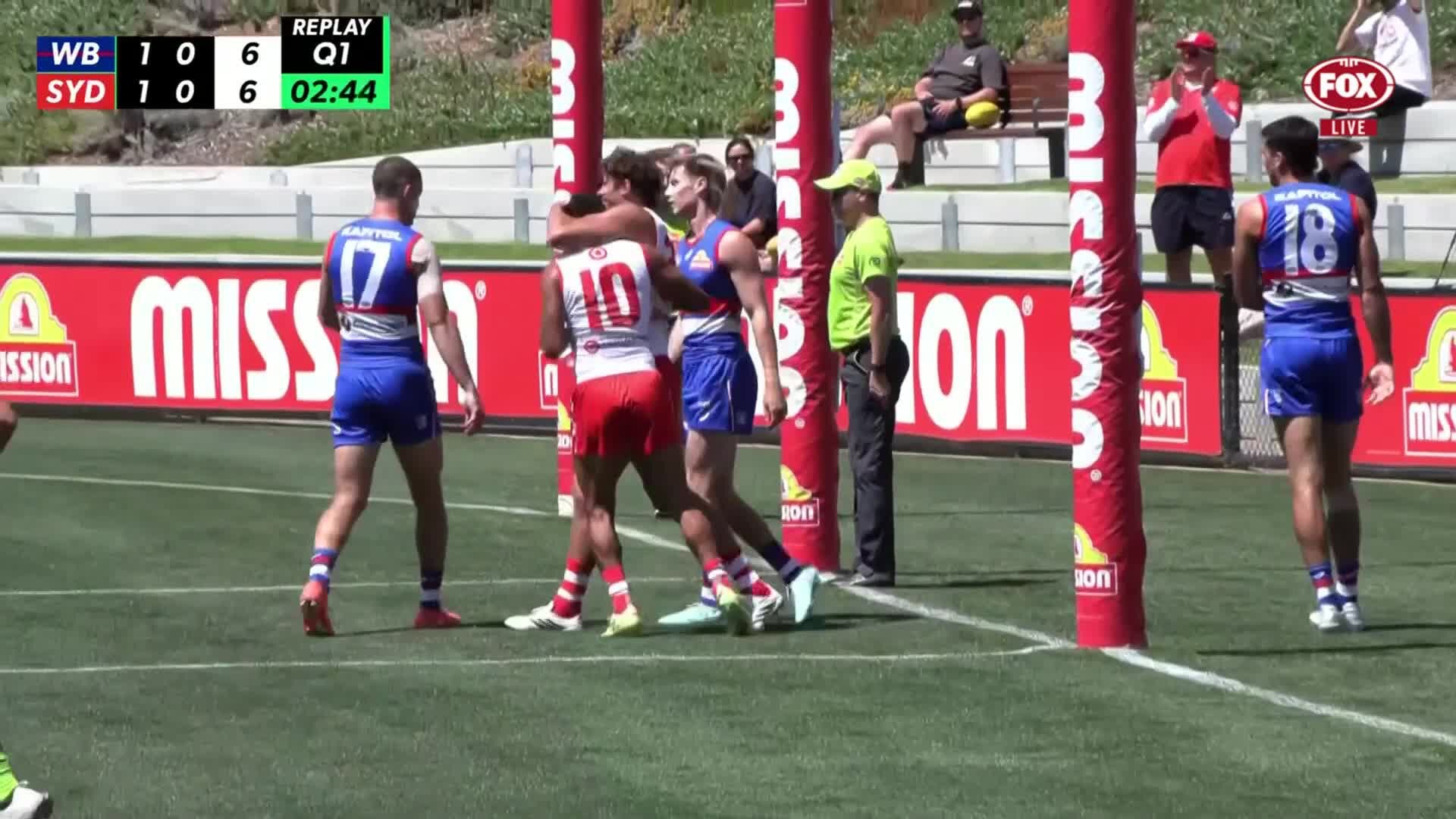 New Swan's first kick brings instant joy