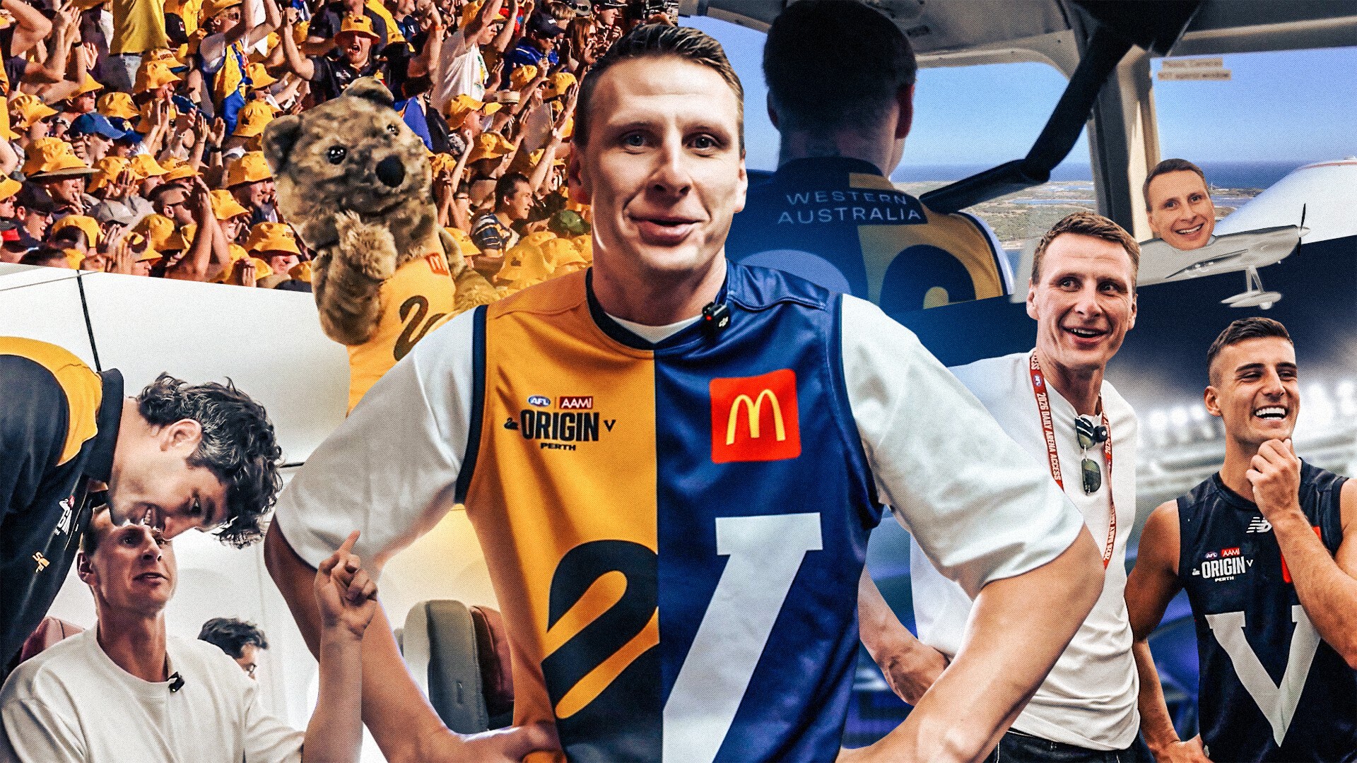 We let Dan Gorringe run wild at AFL Origin