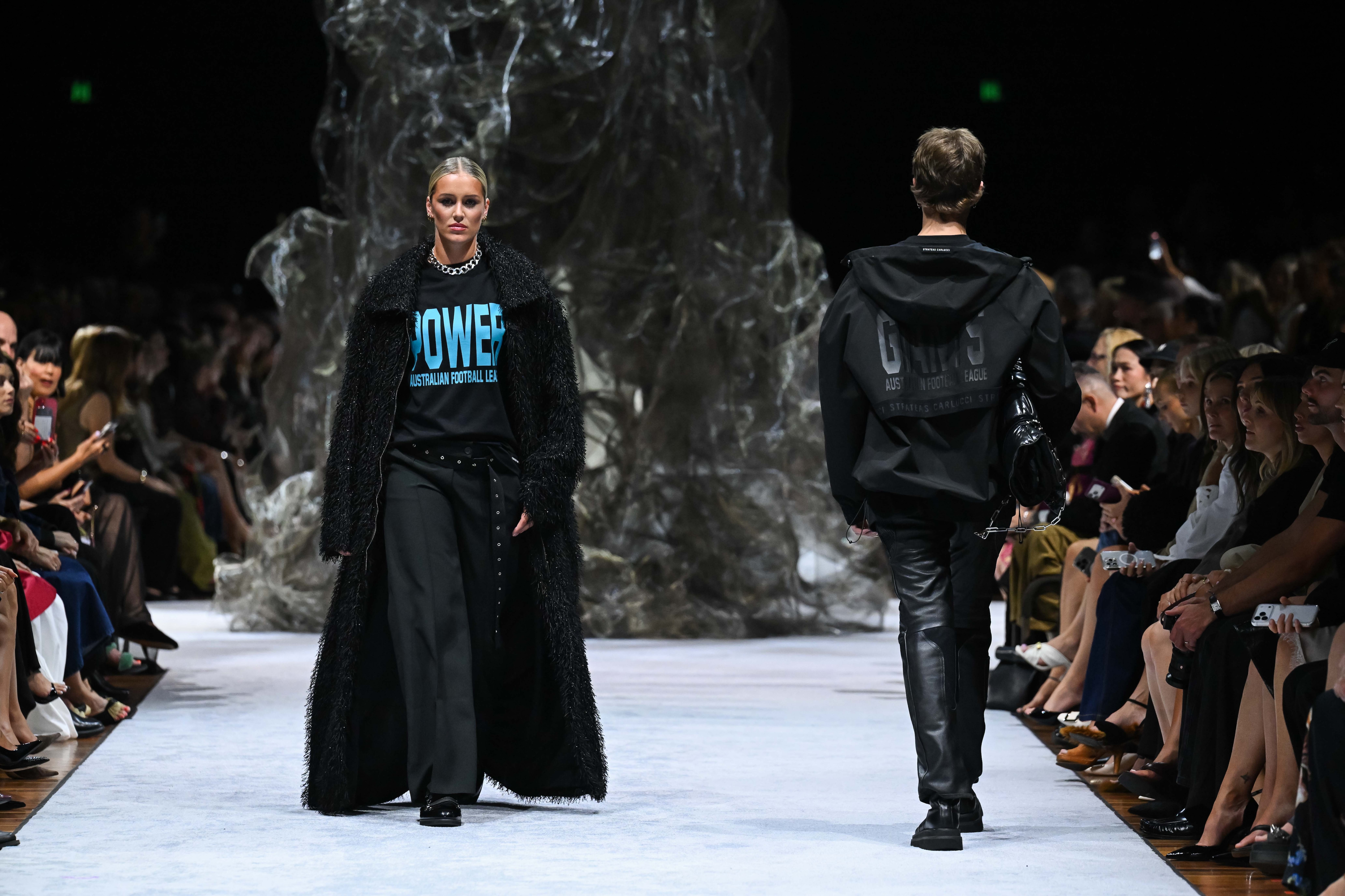 From the ruck to the runway, Scholz right at home as footy and fashion ...