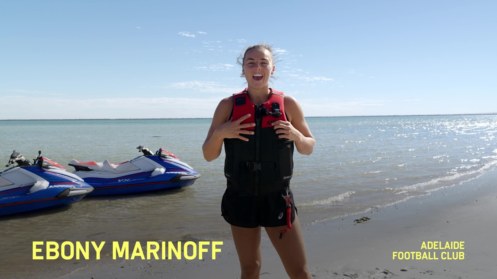 Ebony Marinoff on South Australia's Coastline