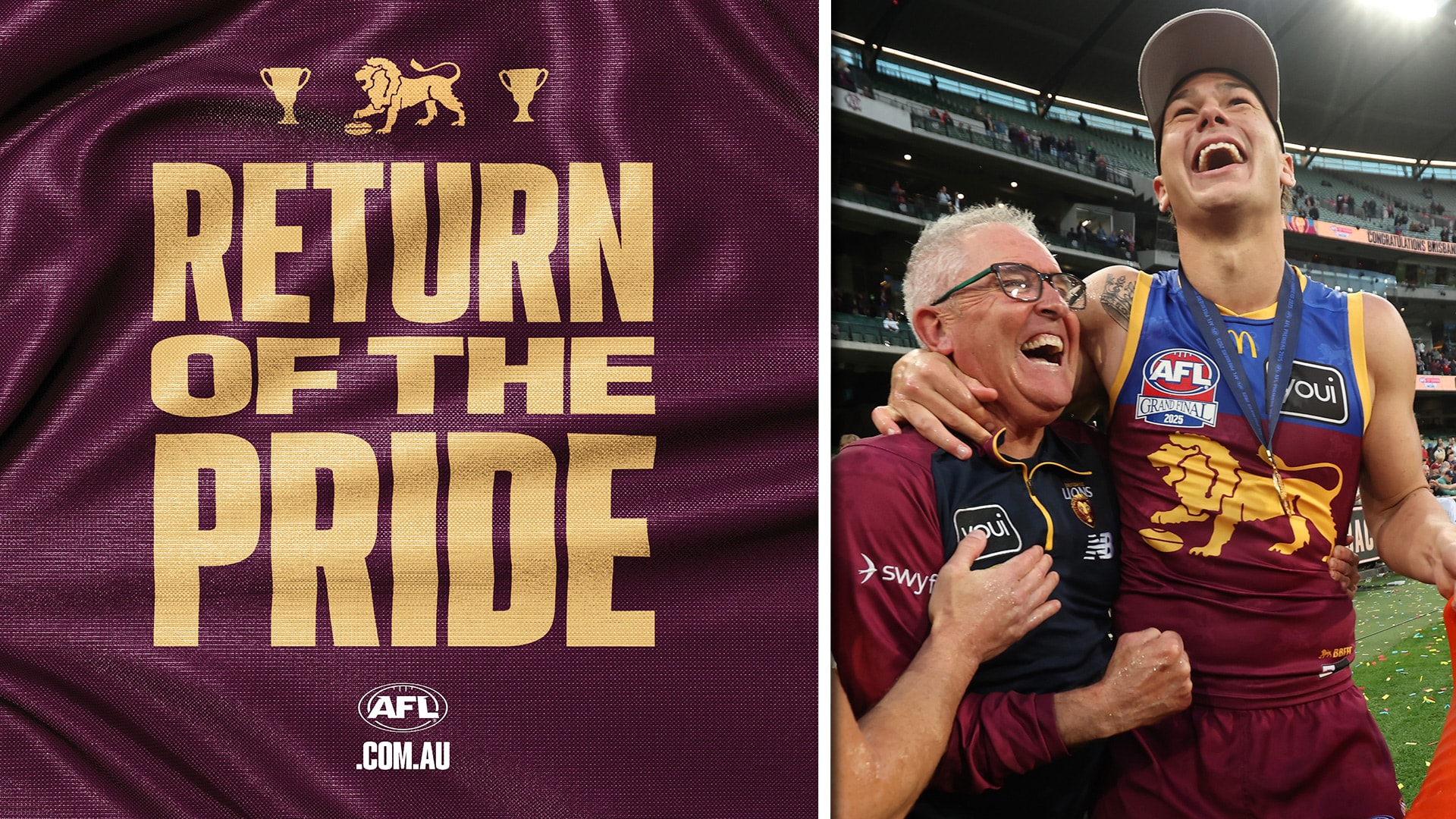 Coming soon: 'Return of the Pride', the story of Brisbane's return to glory