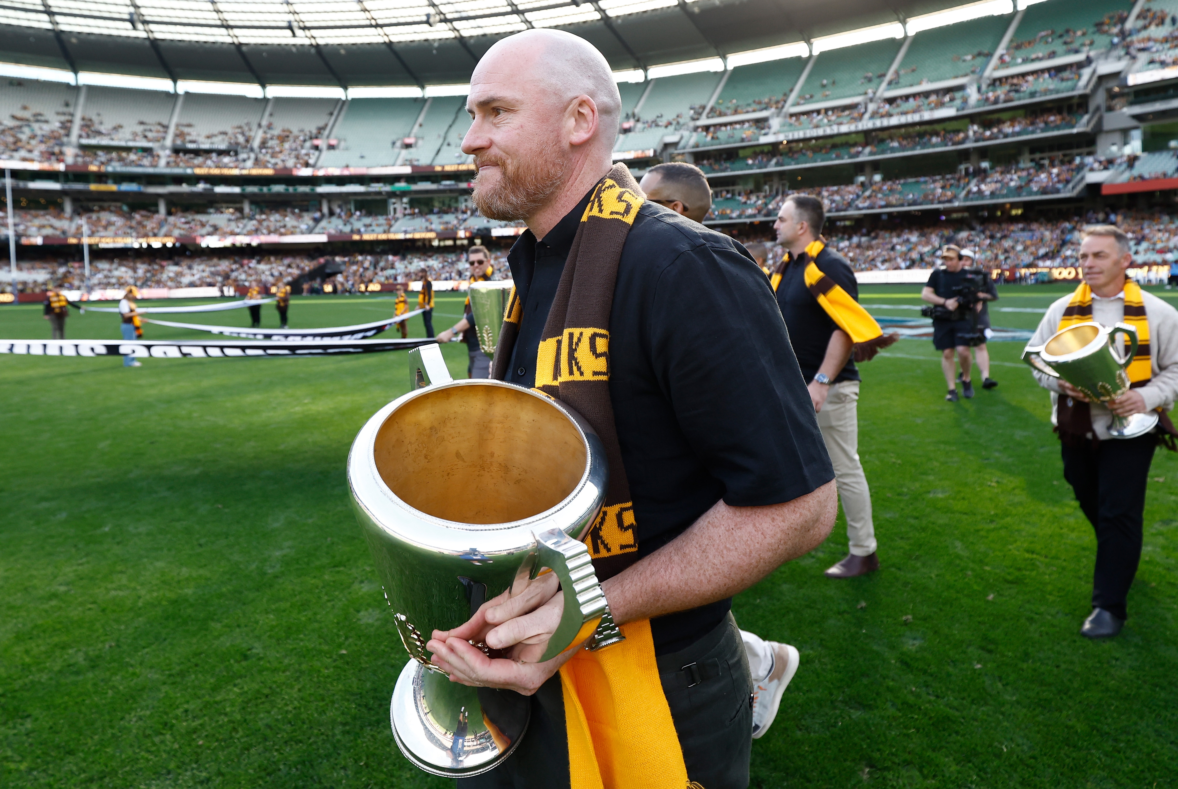 Crows poach Hawks great as new list manager