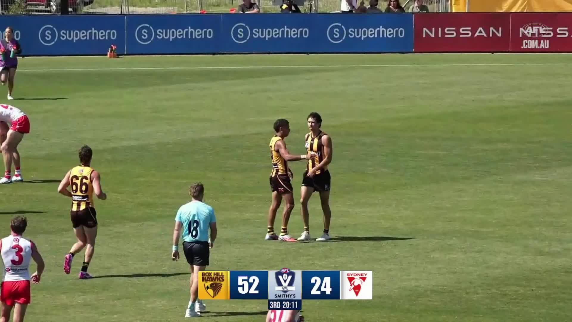 VFL Showreel, R1: William McCabe highlights
