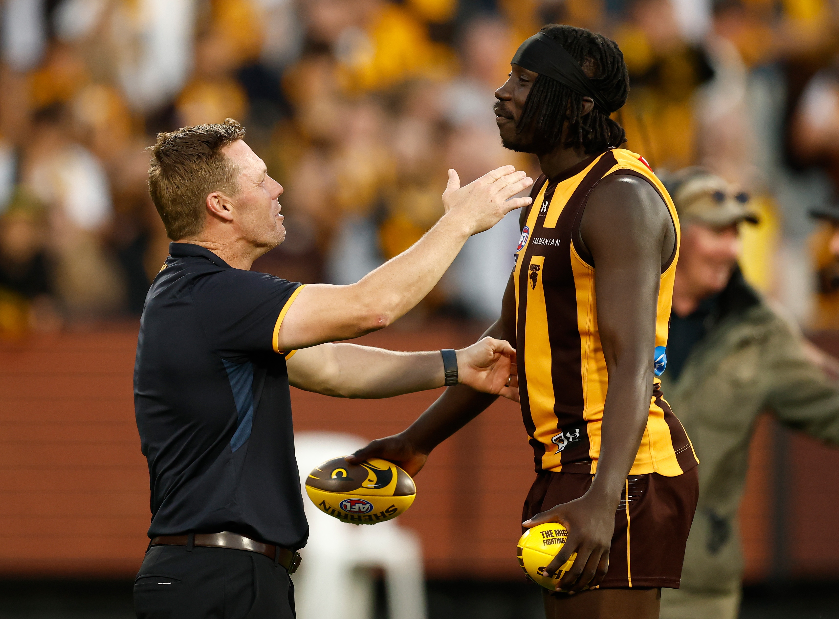 Hammy injury sidelines Hawk, star mid ahead of schedule for return
