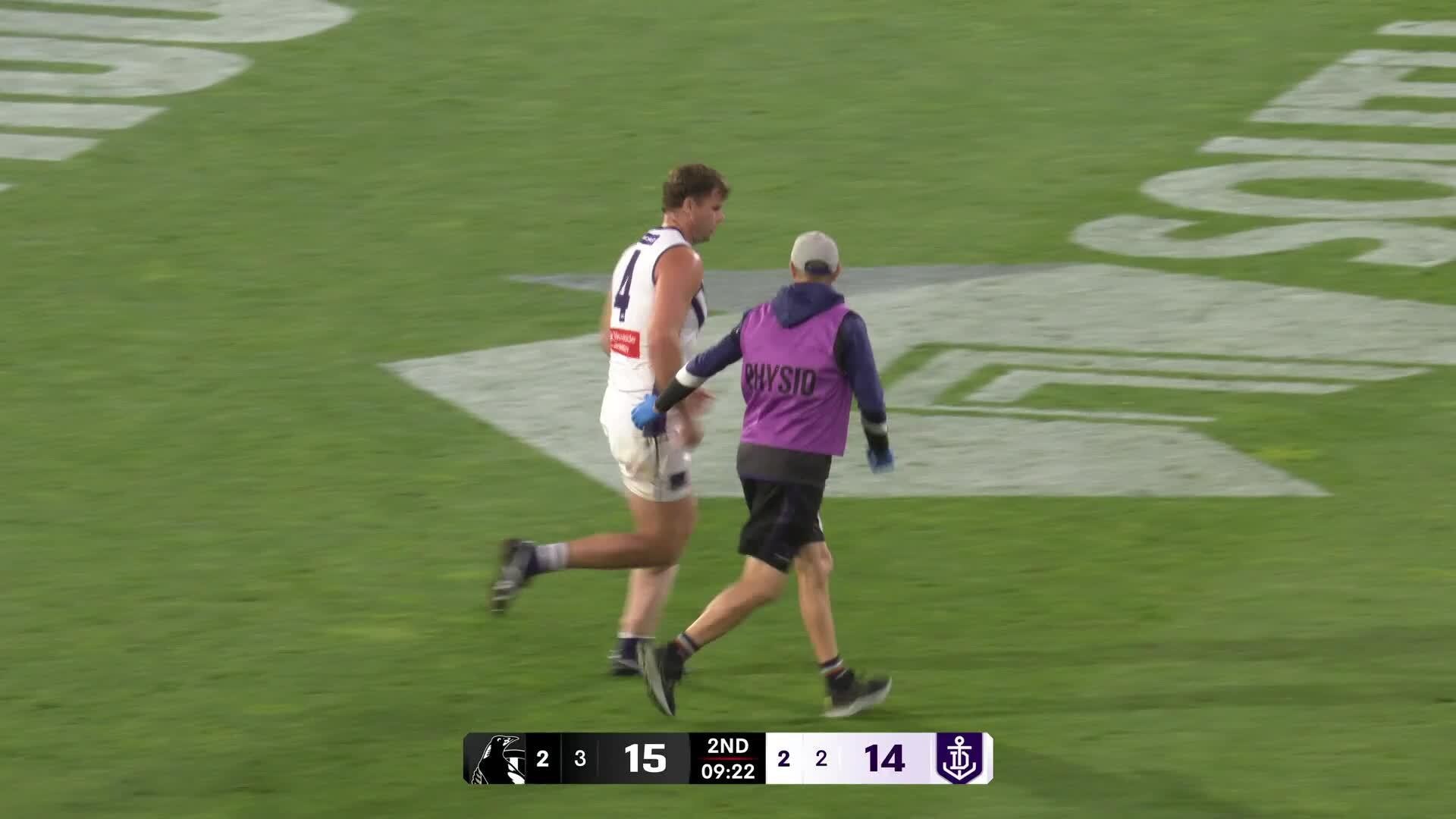 Freo sweats as big Docker cops worrying knock