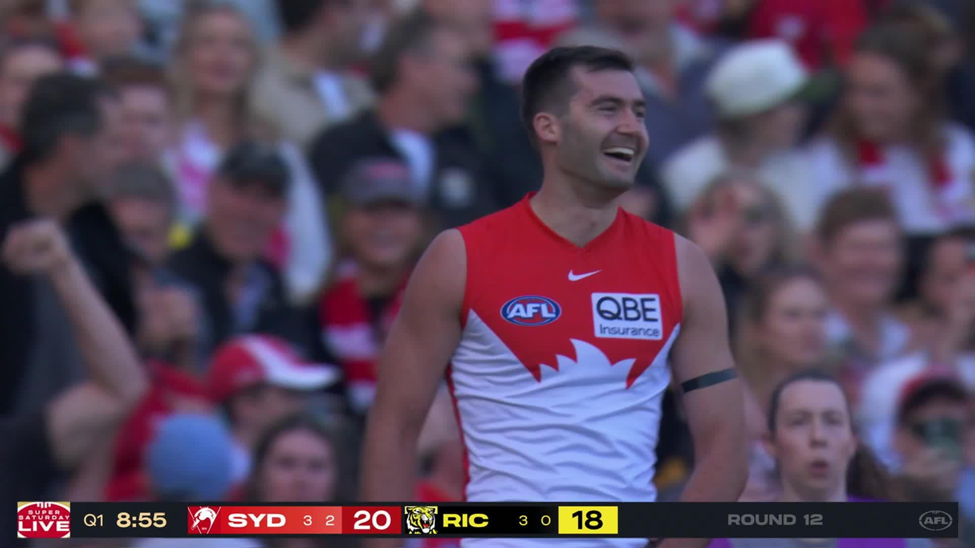 The harder the better: Swan's bemusing passage brings smile