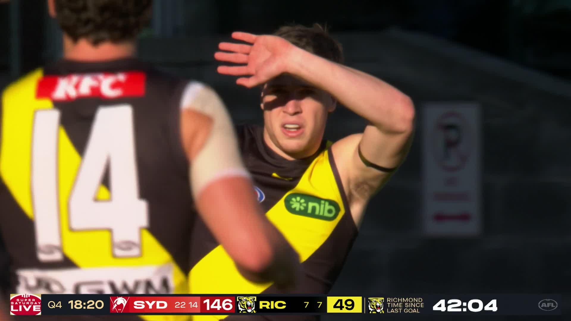 'He couldn't even see': Unsure Alger gets it right