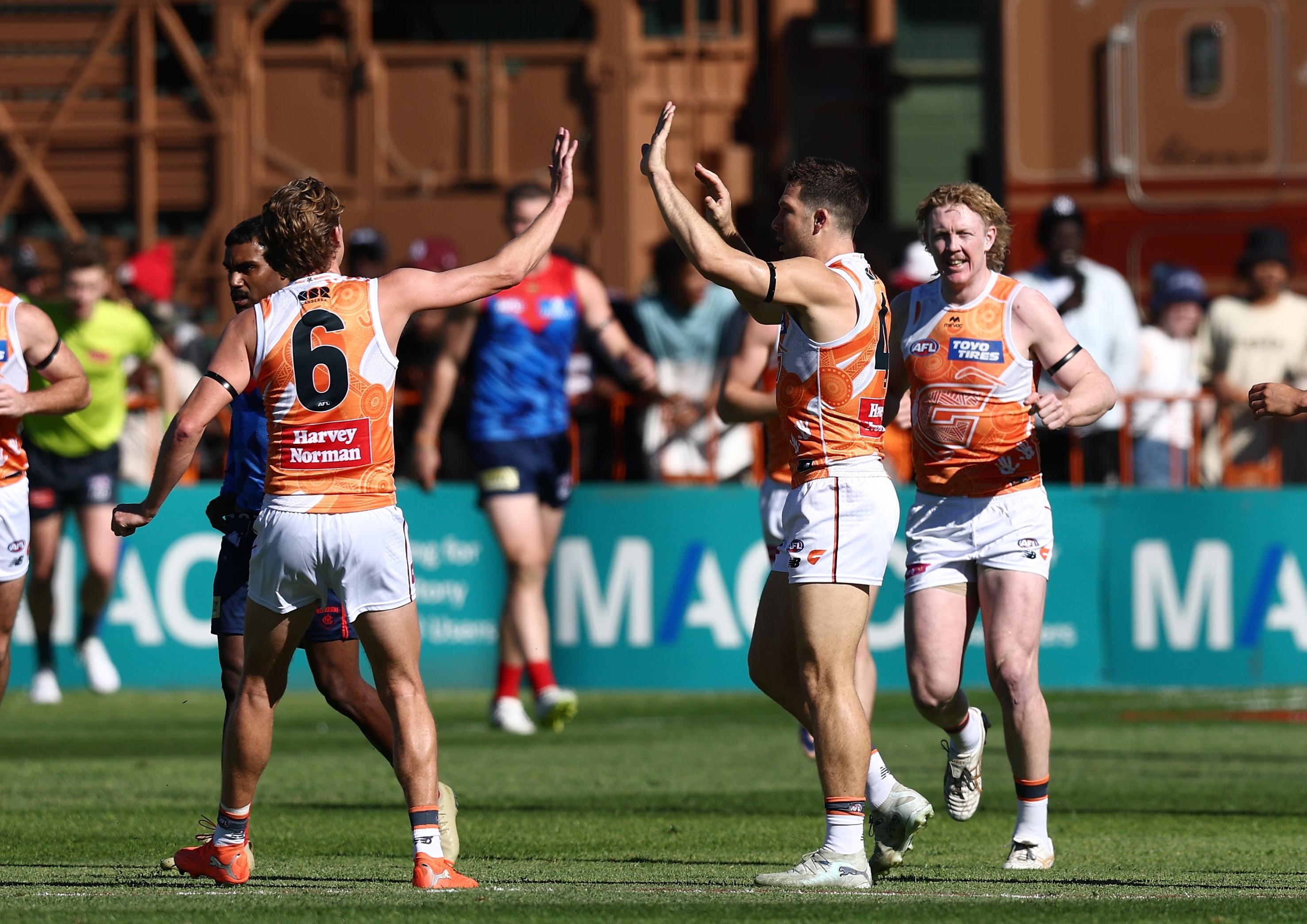 Hot Giants down Demons in Red Centre domination