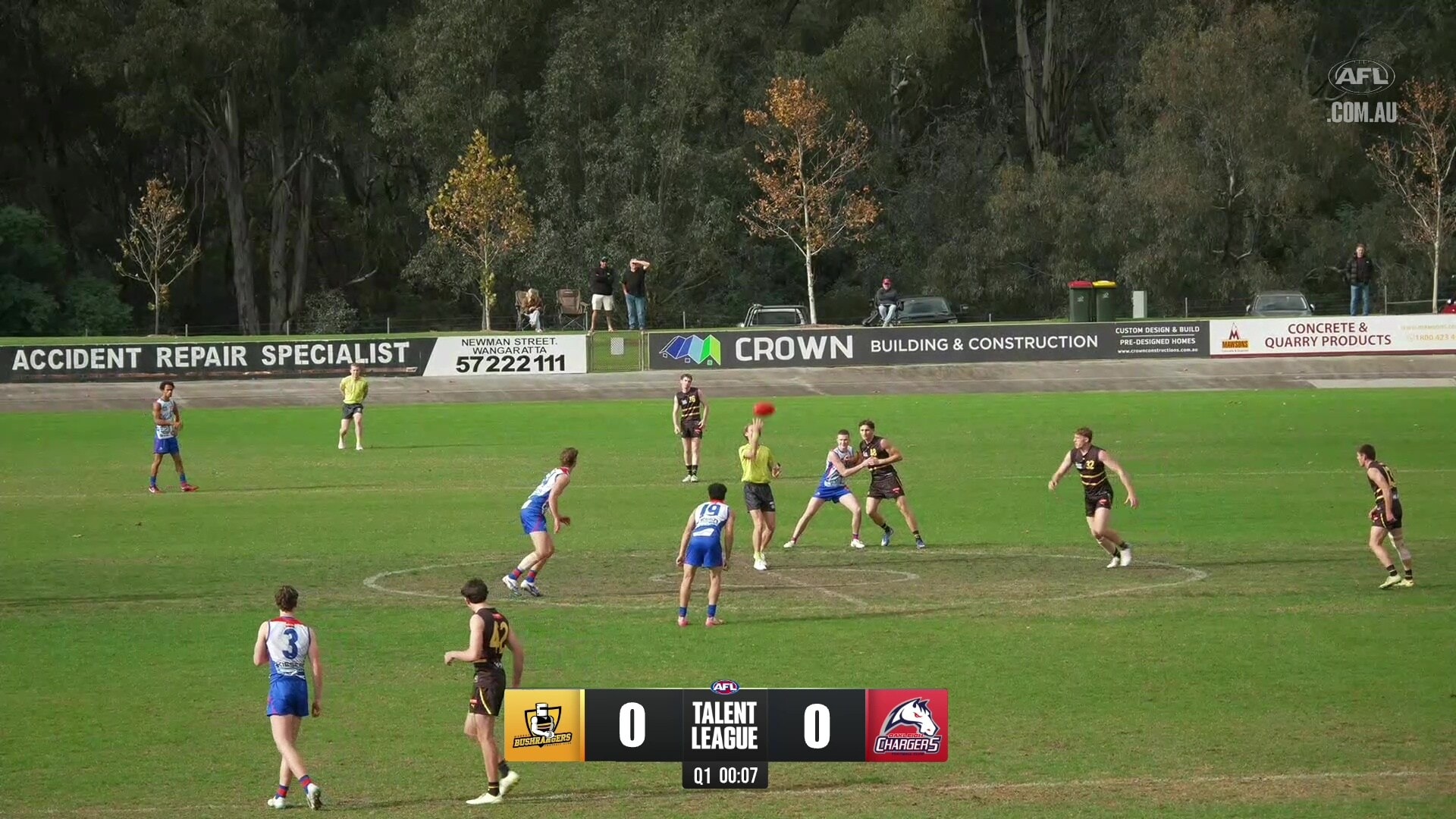 AFL Talent League Boys Match Replay: Murray Bushrangers v Oakleigh Chargers