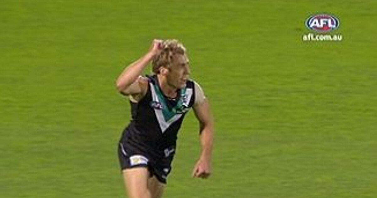 Port Adelaide's Brett Ebert calls it a day