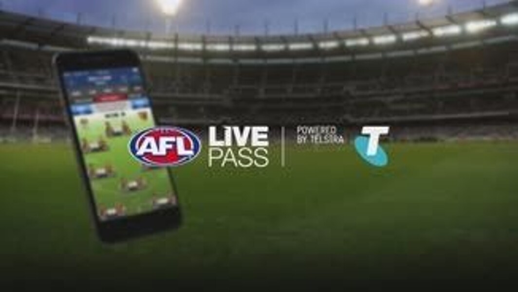 Afl Live Pass Logo Showing Most Major Sports Games And Events..