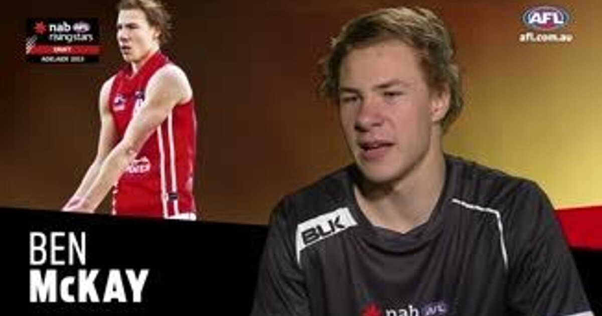 23 days to the draft: Meet massive unit Ben McKay, who has shot up the ...
