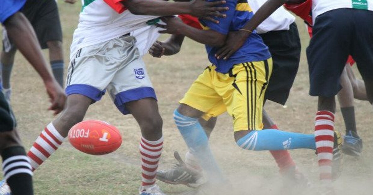 Dust to dust: footy takes off in Africa