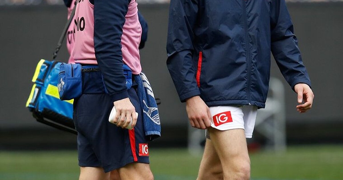 Hogan done for day with hamstring injury