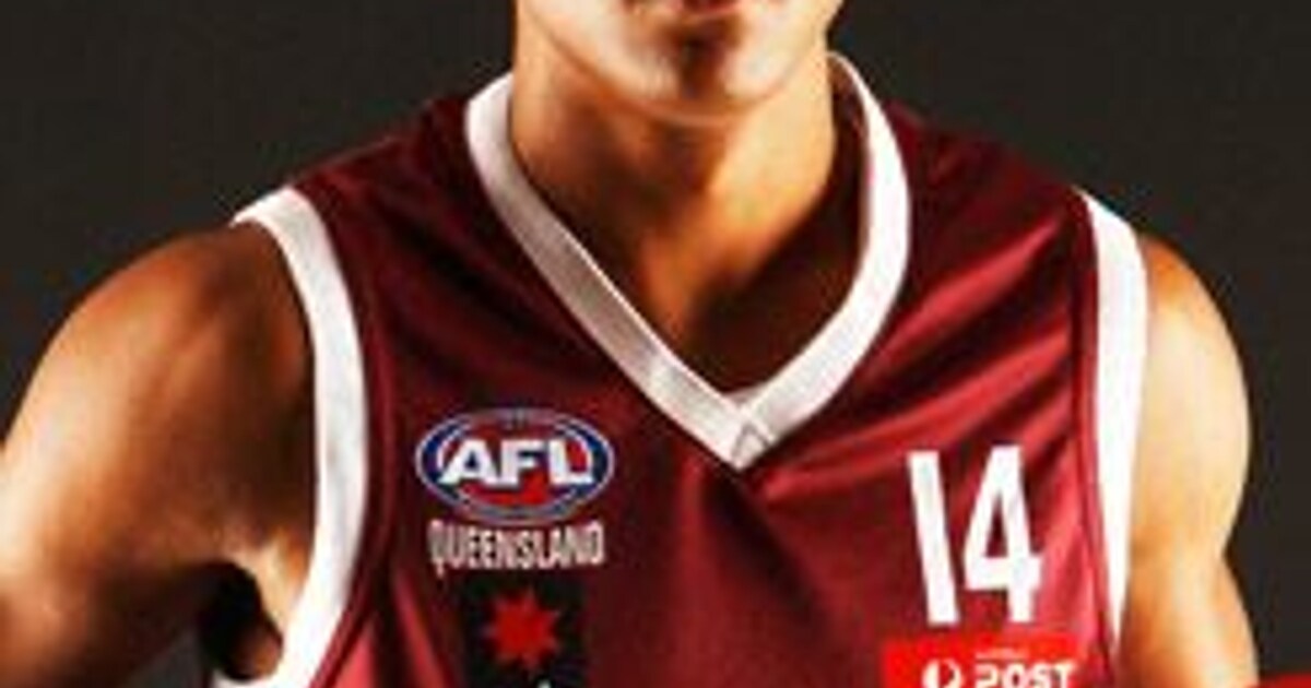 Athlete's long jump at AFL