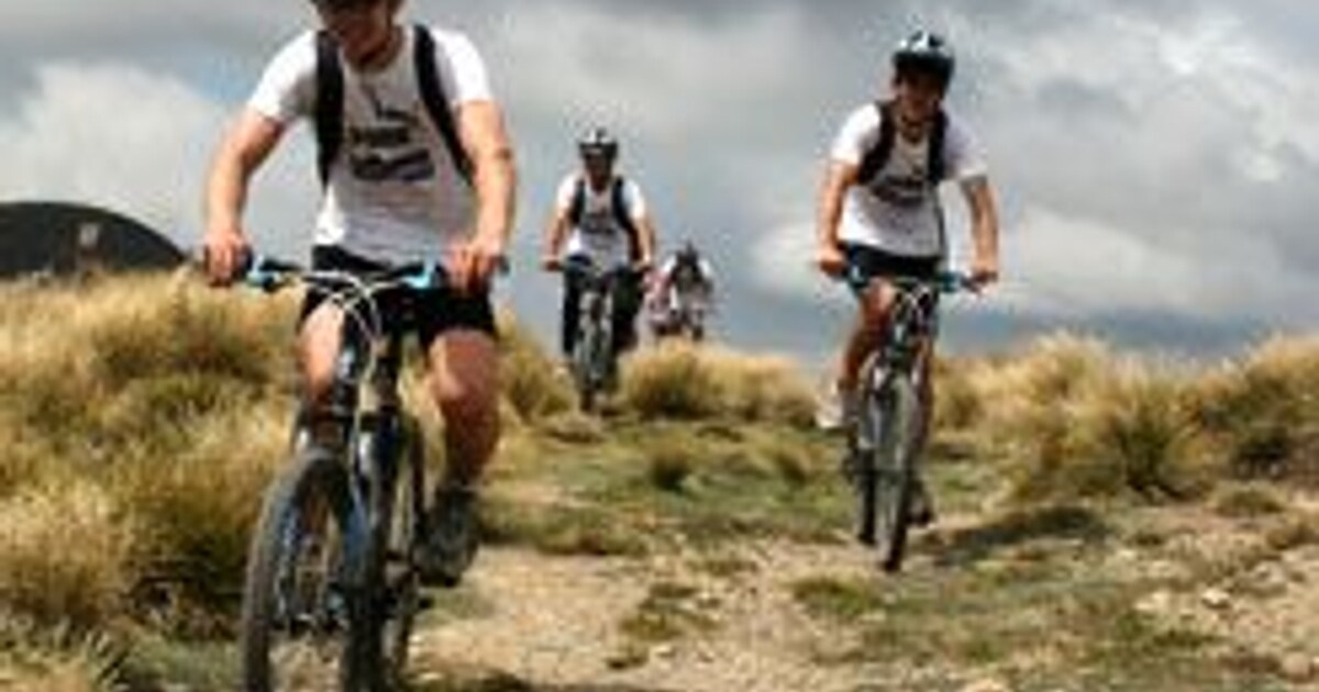 Bike riding the Ben Macleod Mountain Range