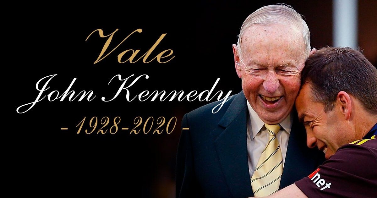 AFL statement: Vale John Kennedy snr, Hall of Fame Legend