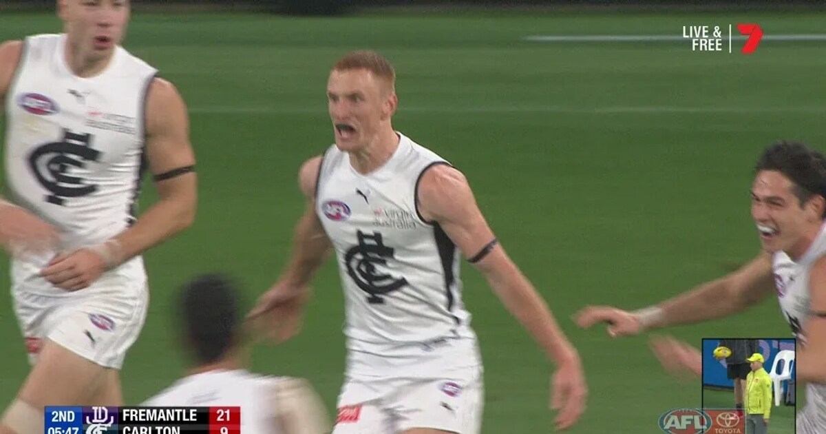 Wild celebration after youngster's first goal