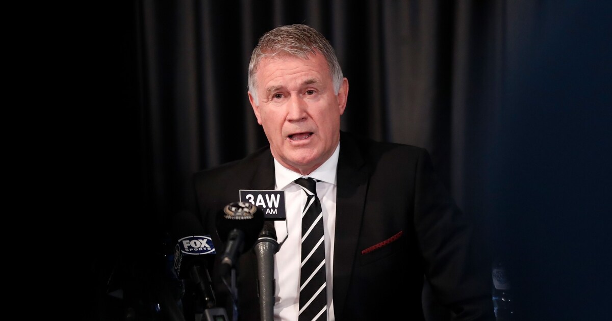 Former Collingwood Magpies football boss Geoff Walsh, Fremantle Dockers ...