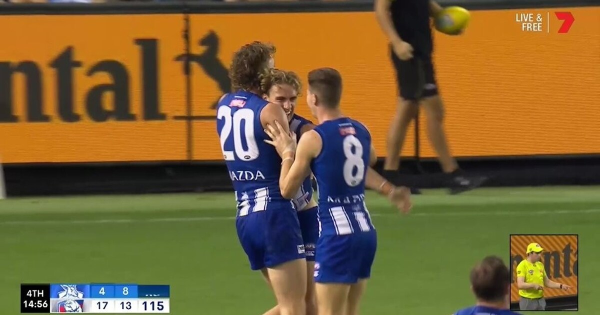 That's one exciting first ever AFL goal