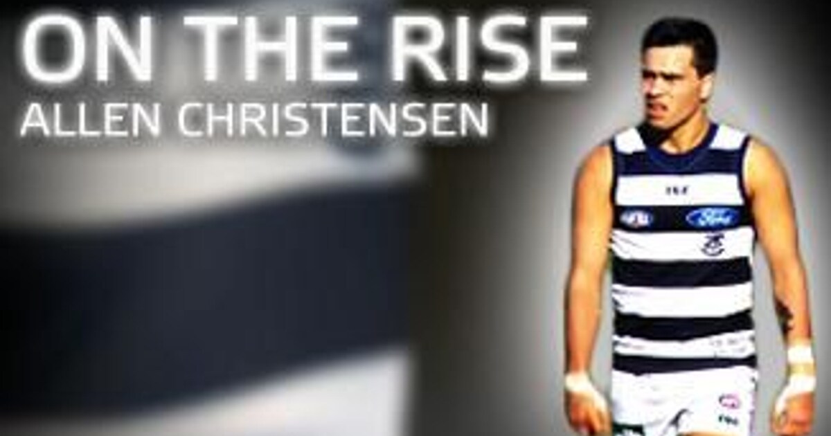 On the rise: Allen Christensen