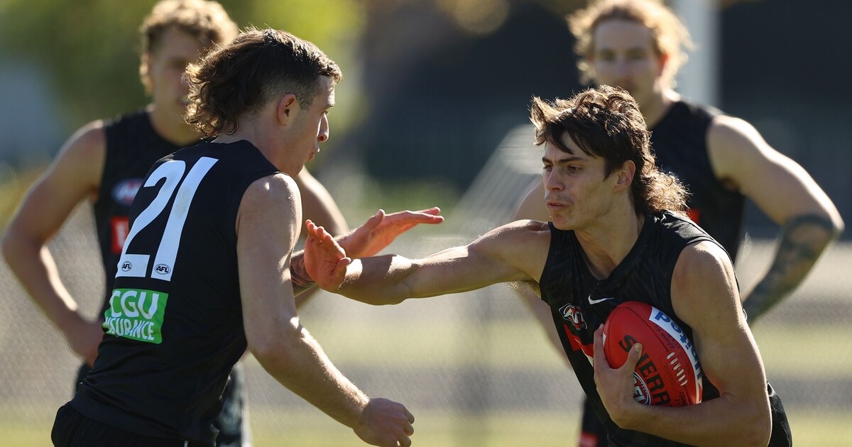 Caleb Poulter beats Nathan Buckley in basketball to earn debut