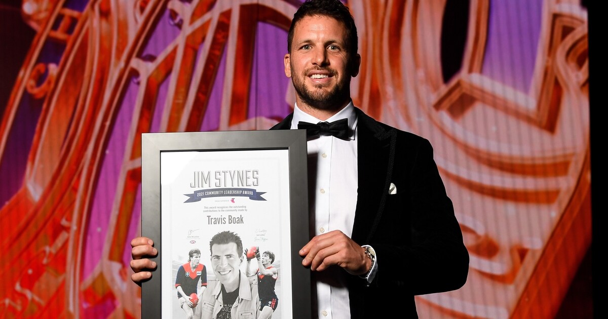 Boak claims 2021 Jim Stynes Community Award