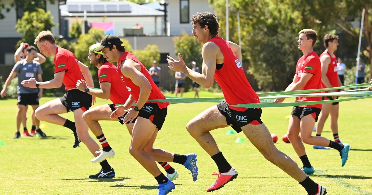 LOOK WHO'S BACK: Fresh pre-season pics as AFL stars hit the track