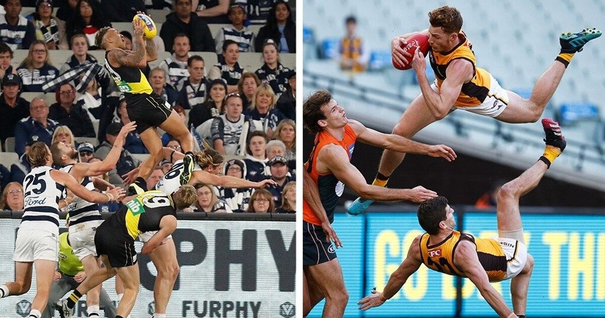 Best of 2021: High-flying marks from the AFL season