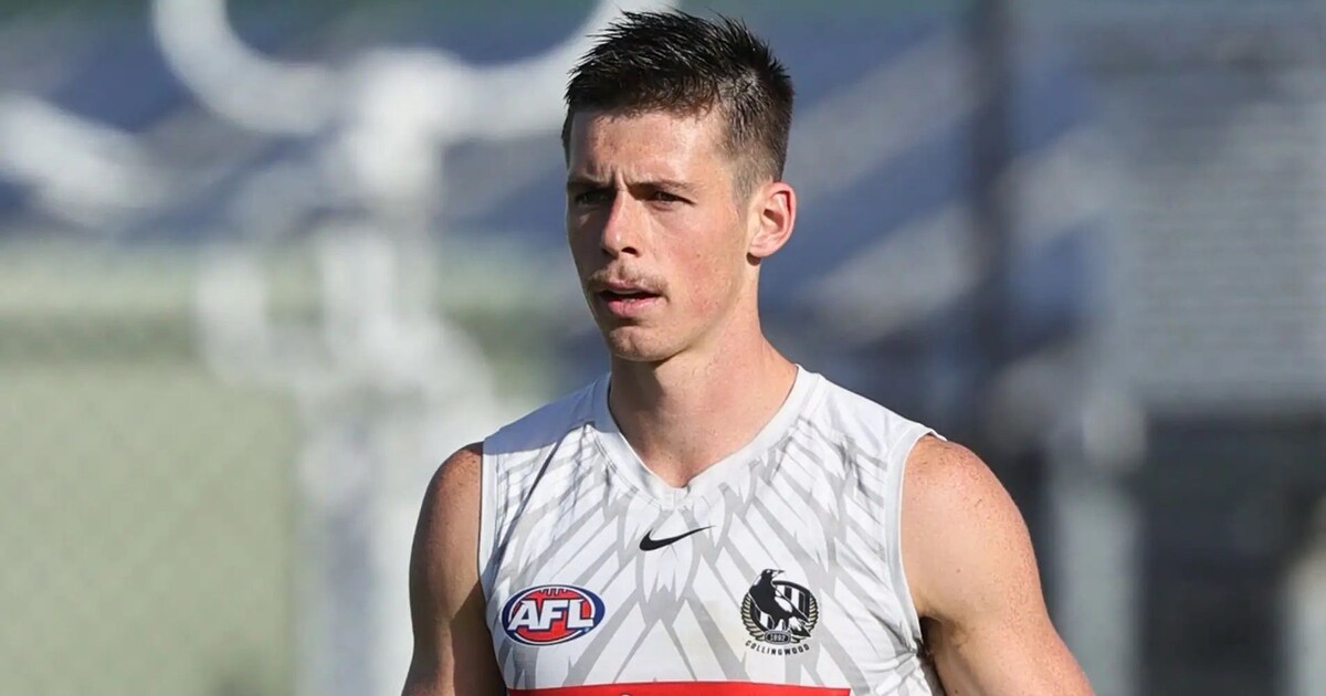 New Magpie Charlie Dean fractures foot, plans for a Collingwood debut ...