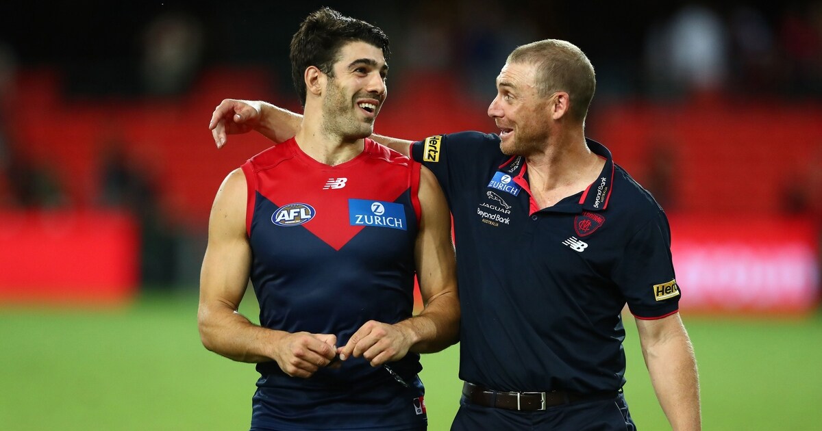 Simon Goodwin dismisses reports of Christian Petracca's family unrest ...