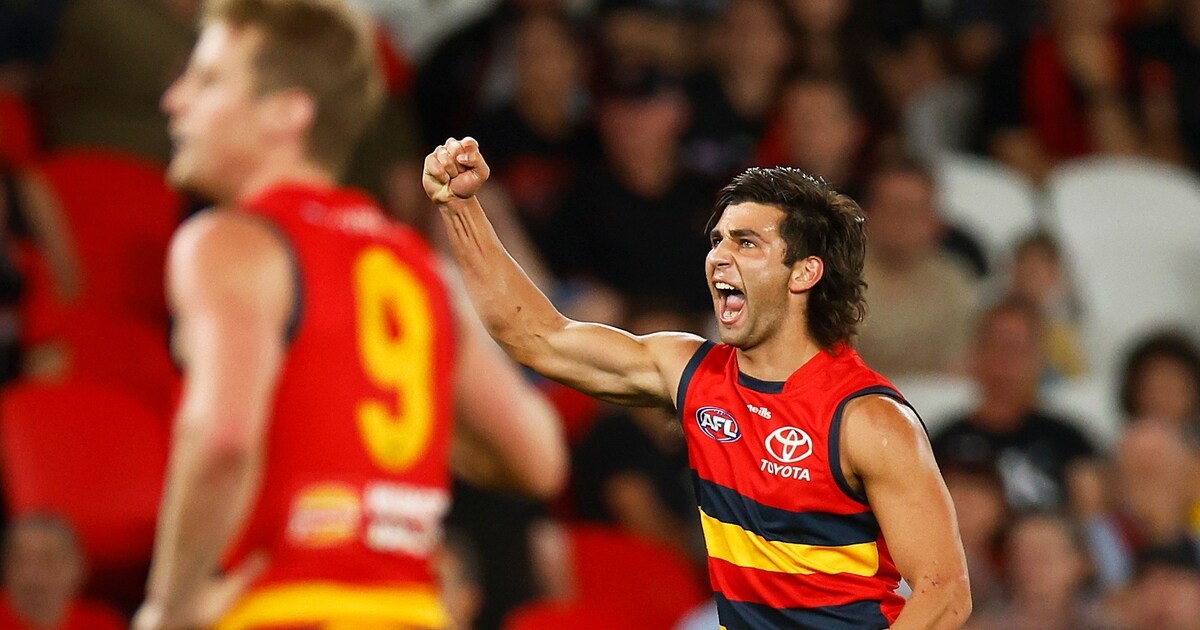 Adelaide Crow Josh Rachele is the round four NAB AFL Rising Star nominee