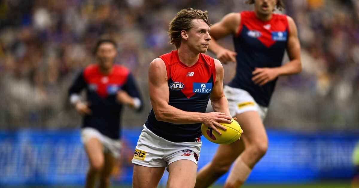 Three more years: Melbourne Demons lock in premiership forward Charlie ...