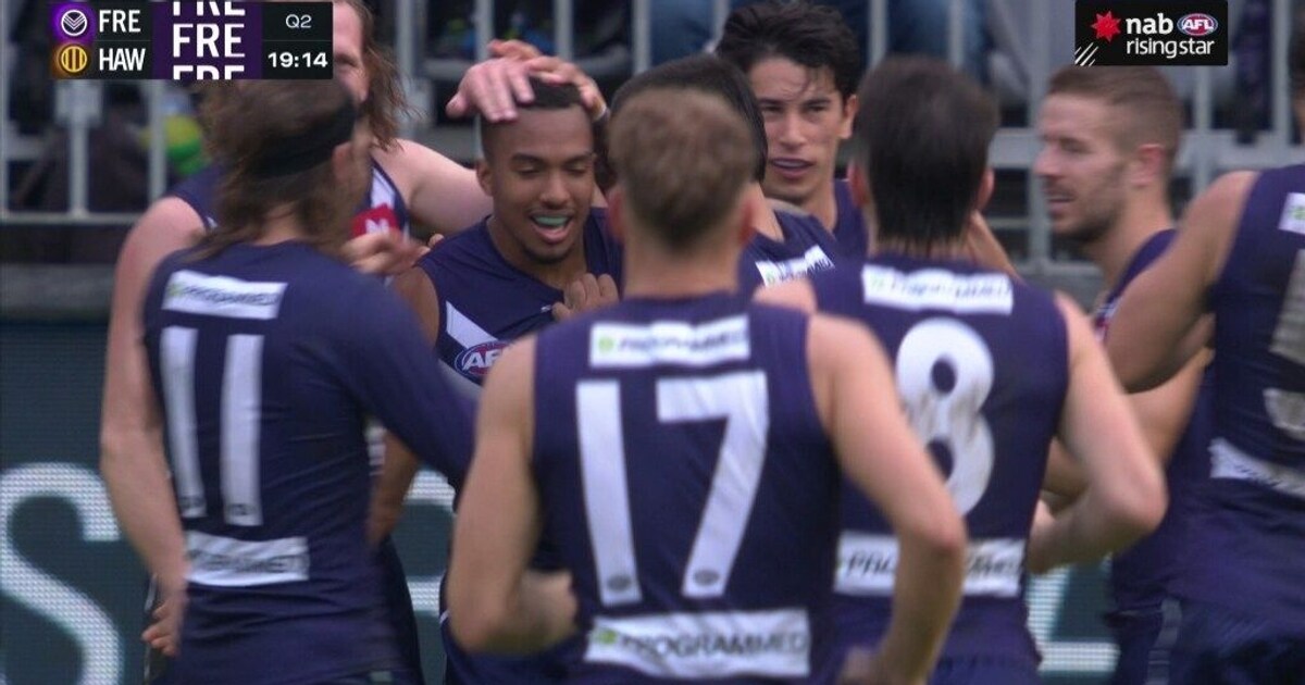 NAB AFL Rising Star: Brandon Walker stars in round thirteen