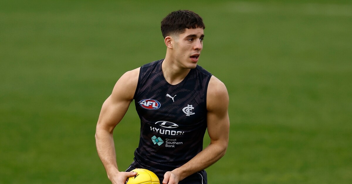 Adam Cerra firming to face Collingwood, star Carlton defender Zak ...